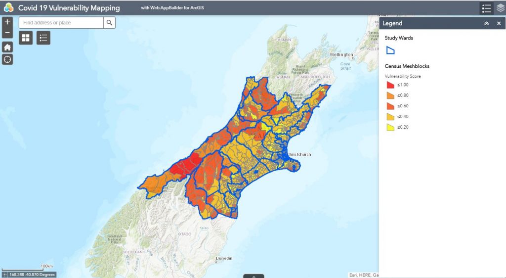Mapping Covid-19 Vulnerability – The GIS Blog